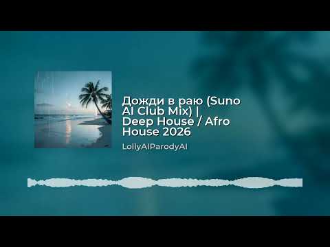🔥Дожди в раю (Suno AI Club Mix) | Deep House / Afro House 2026💨🔥