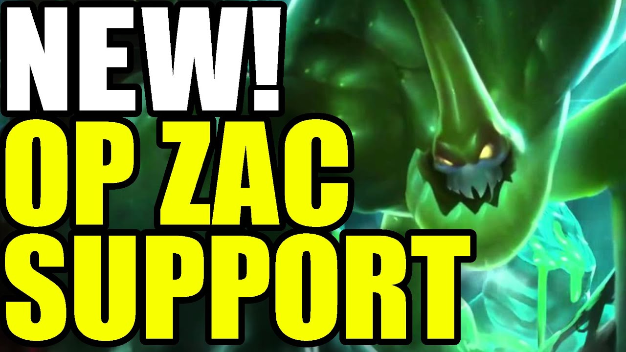 Zac Support is disgustingly OP - Season 13 Support - YouTube