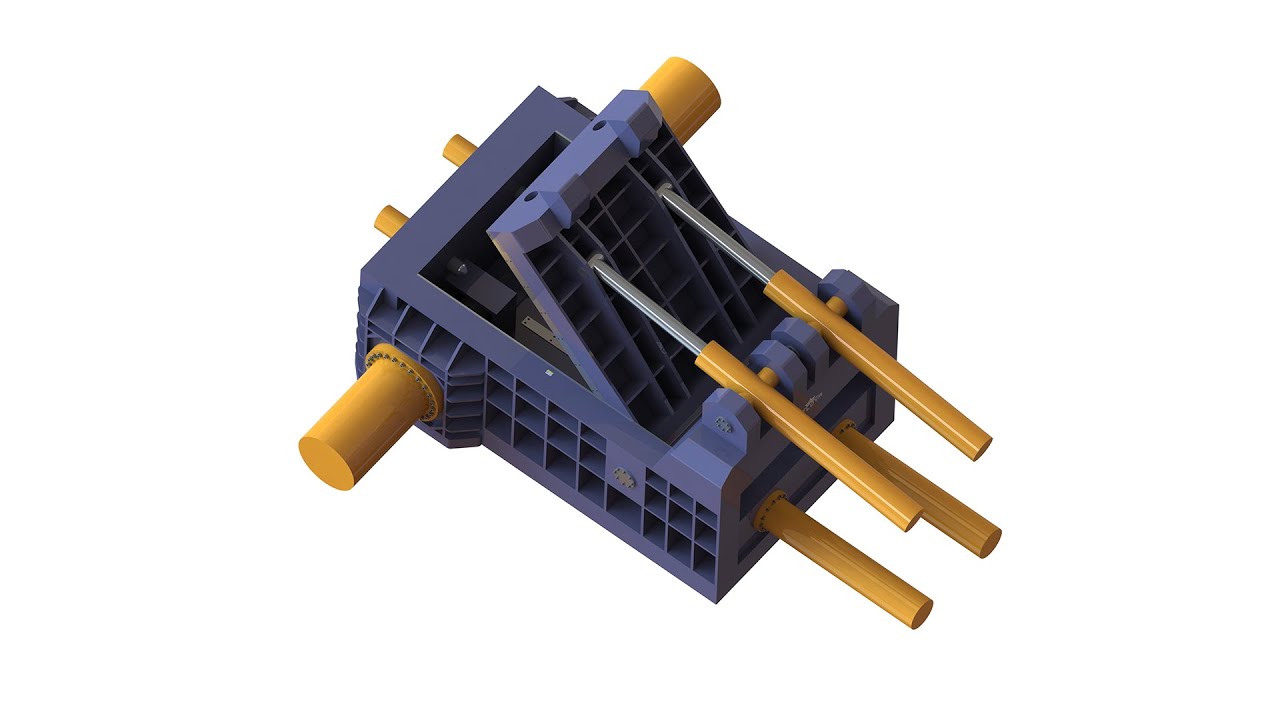 Metal Scrap Handling Equipment Tin Scrap Pressing Machine - YouTube