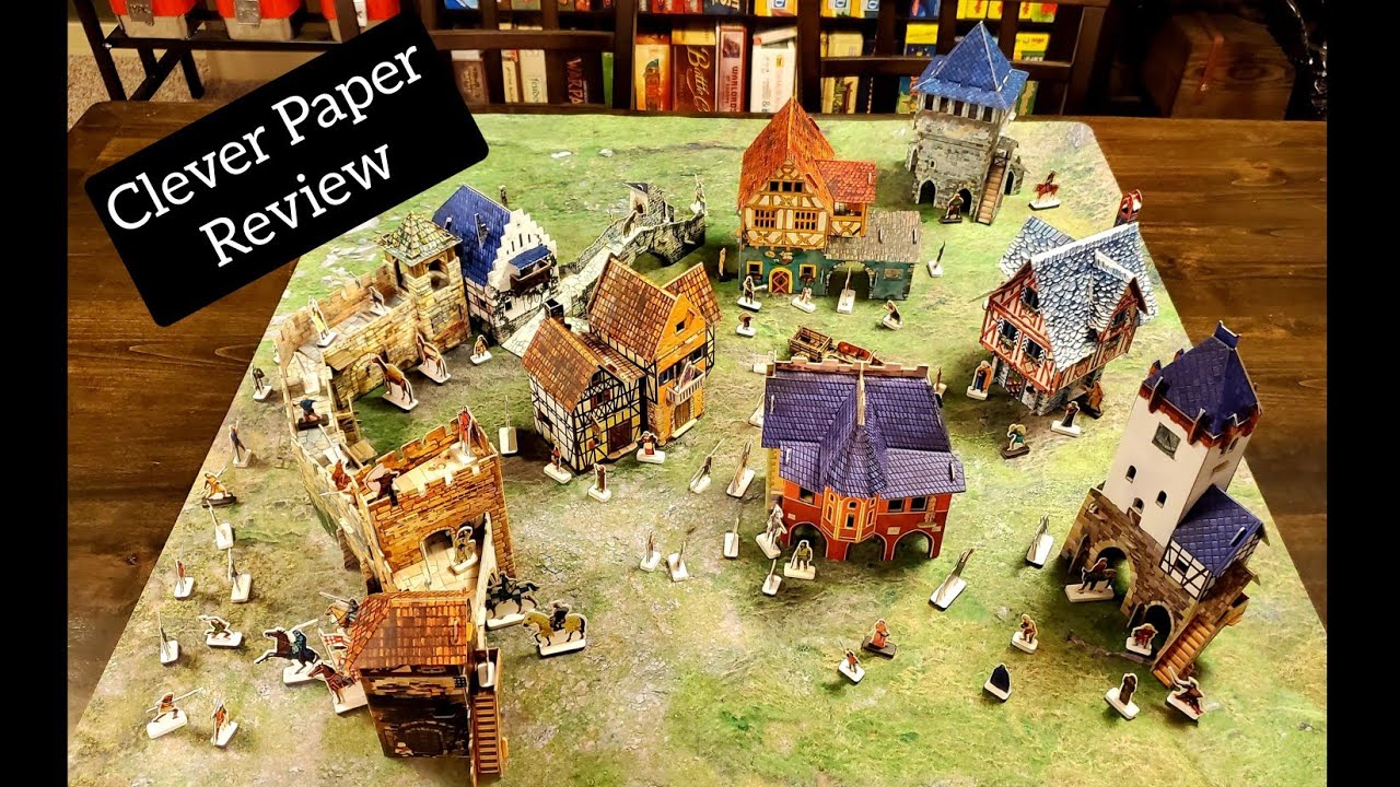 Clever Paper Wargaming Terrain Review - YouTube
