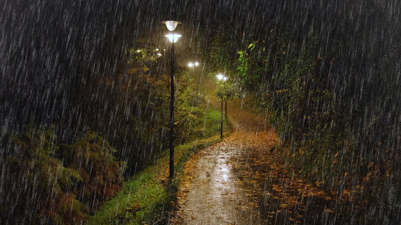 Soothing Rain Ambience for Deep Sleep - 10Hrs of 4K Rainfall & Stereo ...