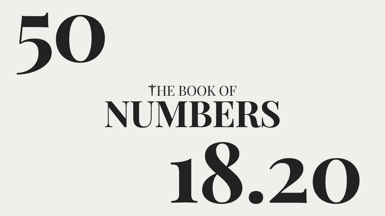 DAY 50 | The Book of Numbers: Chapter 18-20 - YouTube