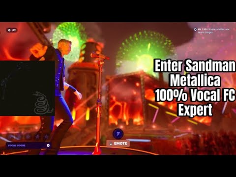Enter Sandman (100% Vocal FC Expert) - Fortnite Festival - YouTube