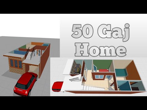 50 Gaj home plan with car parking || 15 by 30 home plan || beautifull ...