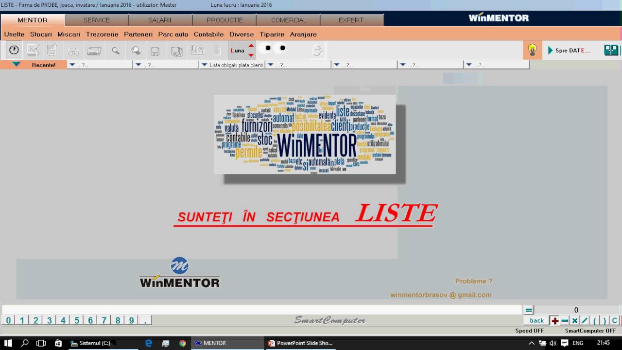 WinMENTOR facturi fara incasare - YouTube