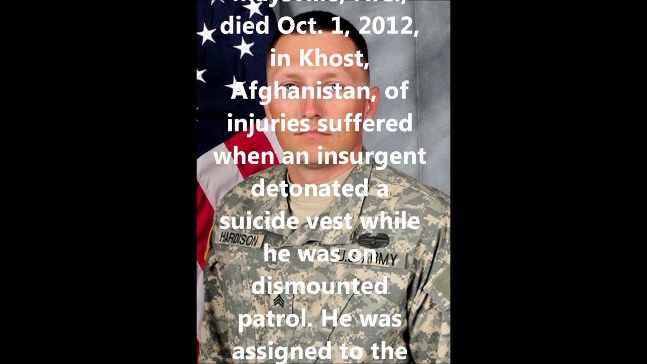 Tribute To Our Fallen Soldiers - US Army Sgt. Jeremy F. Hardison, 23 ...