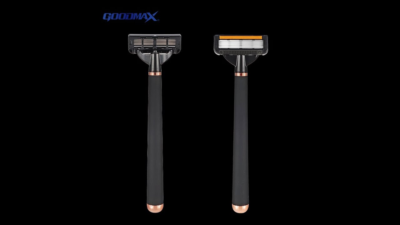 Five Open Back Blade pen-like handle Mens system Razor Shaving Model No ...