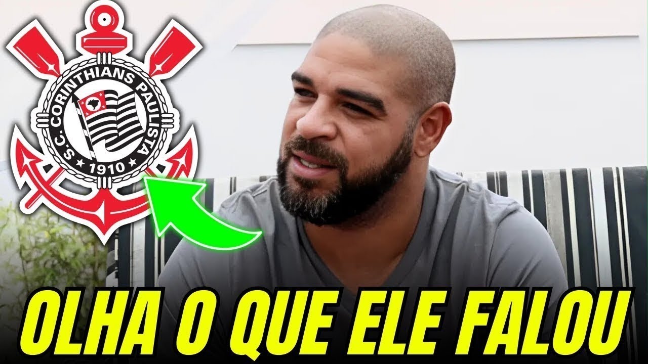 OLHA O QUE ADRIANO IMPERADOR FALOU DO CORINTHIANS E FIEL FICA ...