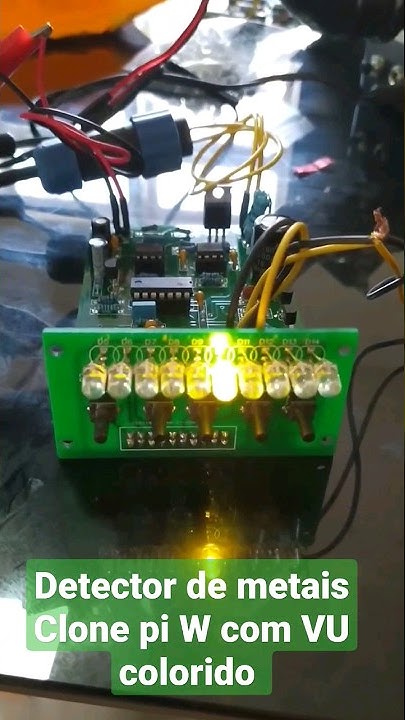 Detector de metais Clone pi W - YouTube