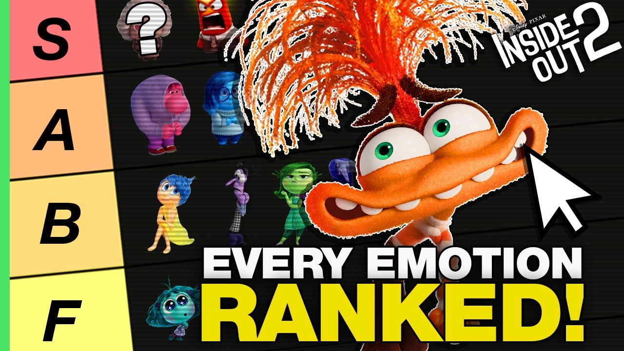Every EMOTION in Inside Out 2 Movie | RANKED FROM WORST TO BEST - YouTube