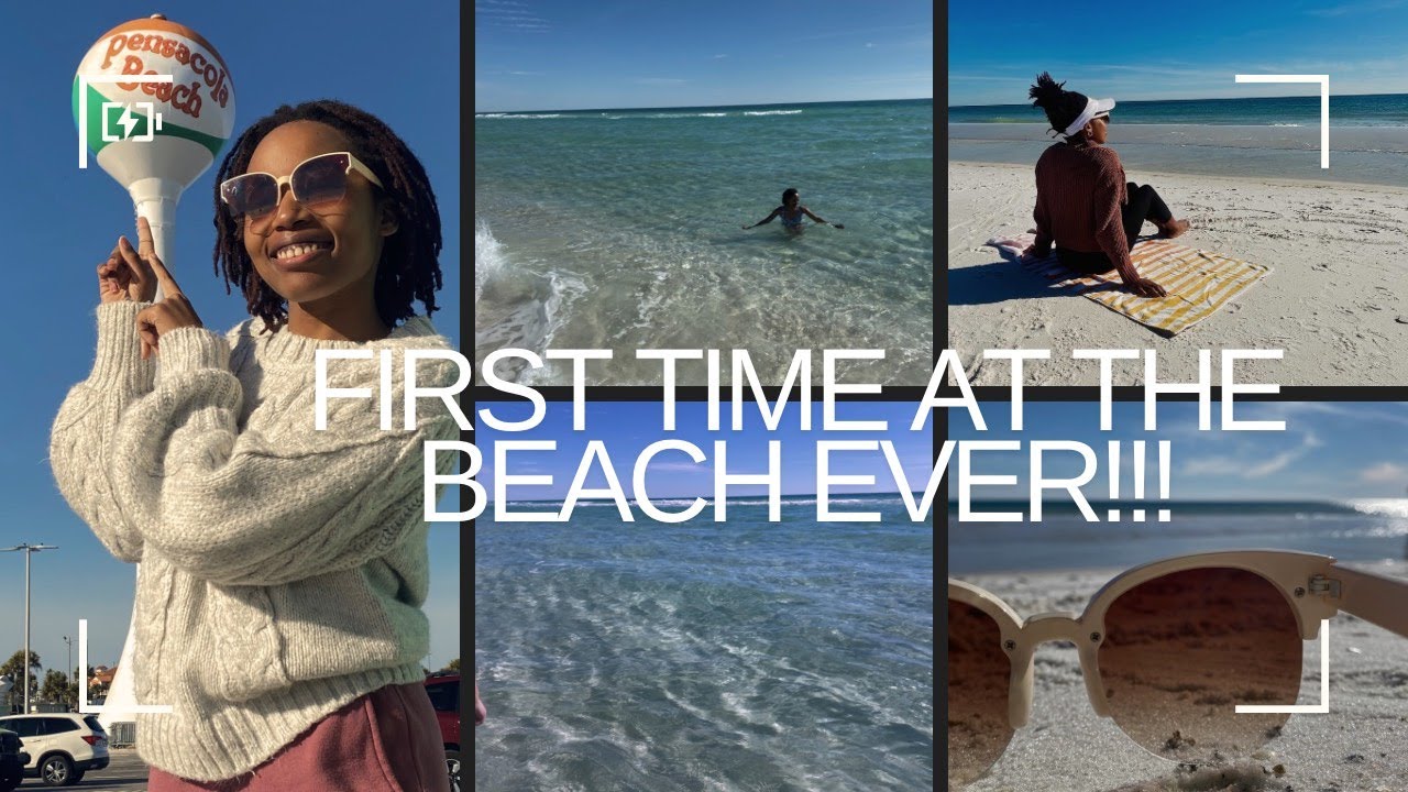 My First Time at the Beach Ever| Pensacola Beach|Seeing the Ocean for ...