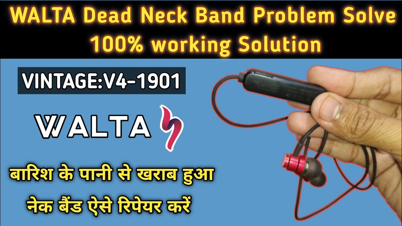 Walta Bluetooth Headphone No Power On Problem Fix || Walta Wireless ...