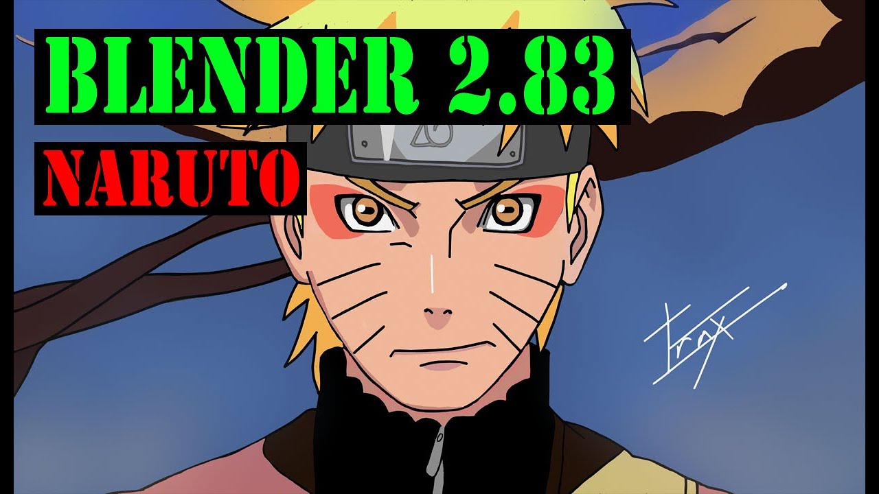 NARUTO 2D animation speed build in blender 2.83 - YouTube