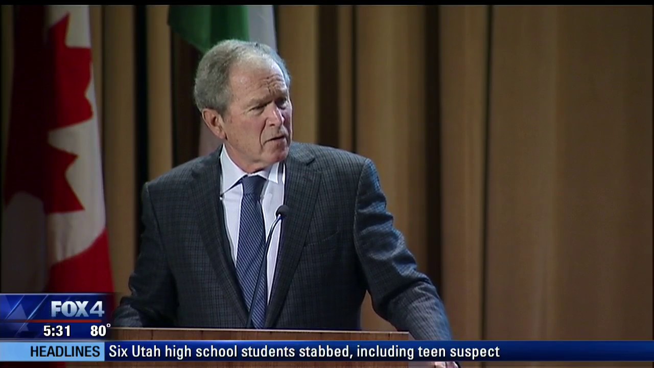 George W Bush on global economics in Trump Administration - YouTube