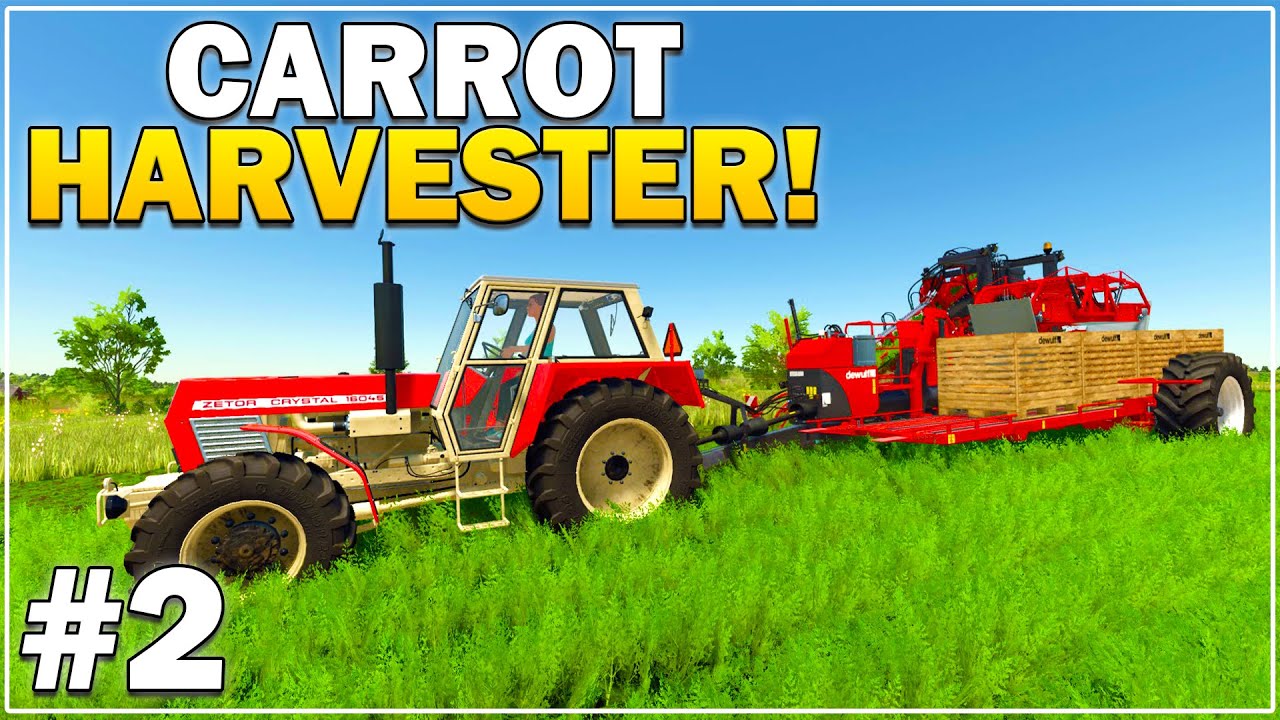 EXPENSIVE CARROT HARVESTER! - FS22 PREMIUM EXPANSION - #2 - YouTube