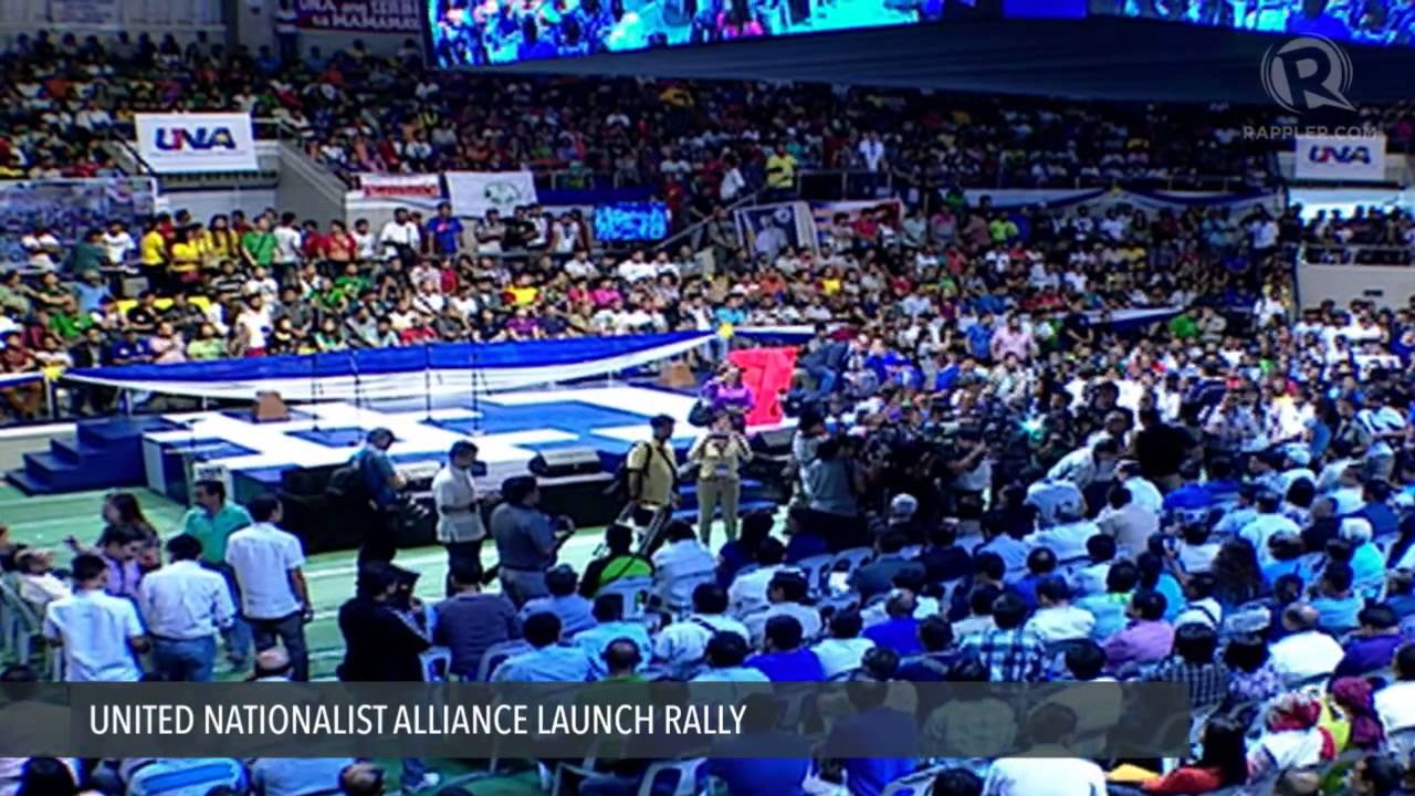 Former senator Ernesto Maceda at the UNA party launch - YouTube