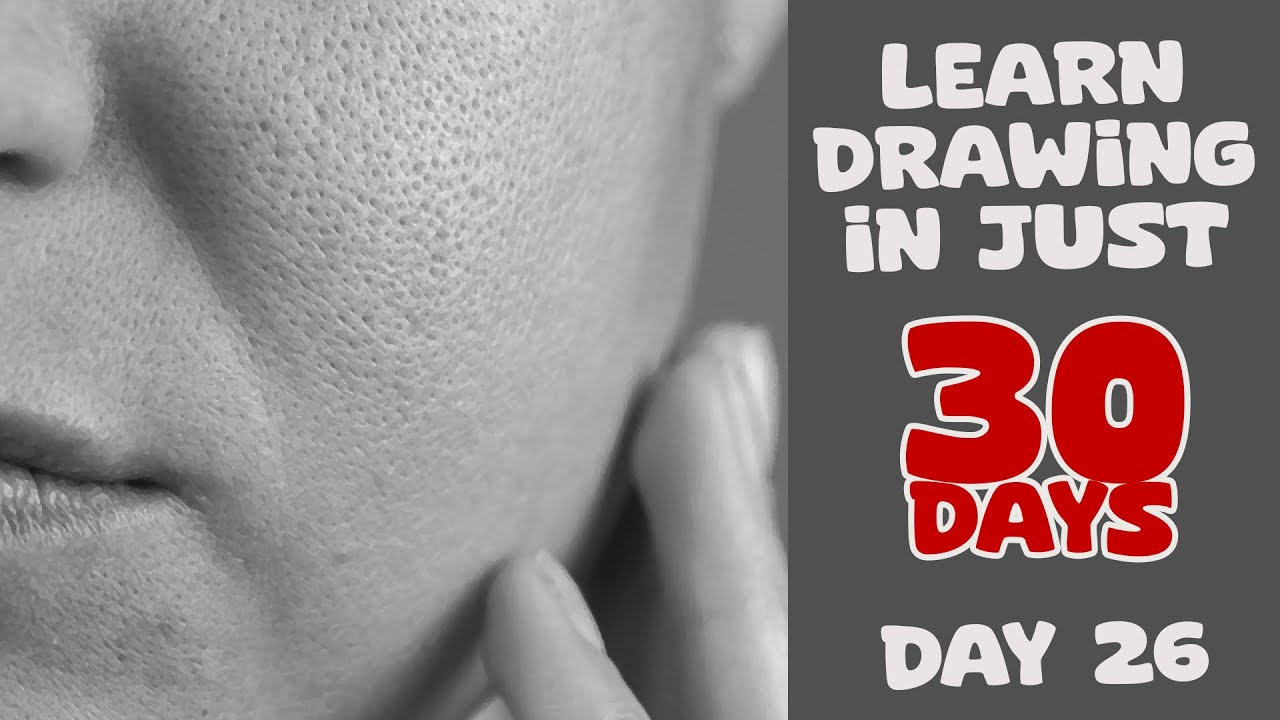 Skin Texture in Drawing for Beginners | Learn Drawing in Just 30 Days ...