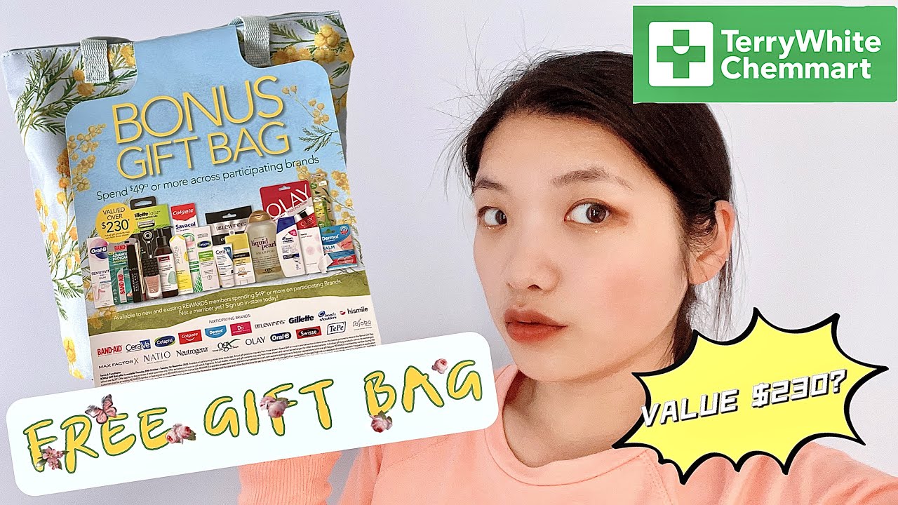 Terry White Chemsmart FREE Gift Bag| Purchase over $49 to get! - YouTube