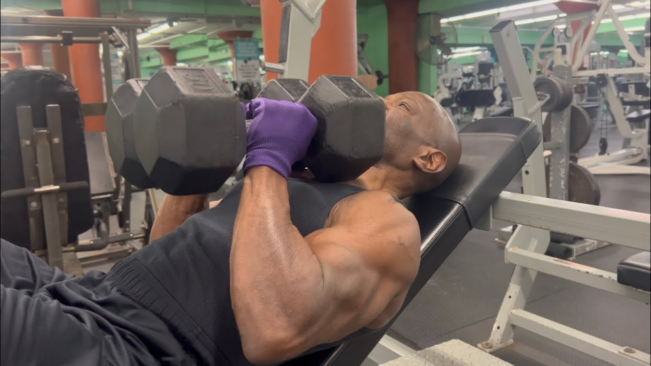 This Is How I Train CHEST (Dumbbells only) At AGE 60 - YouTube