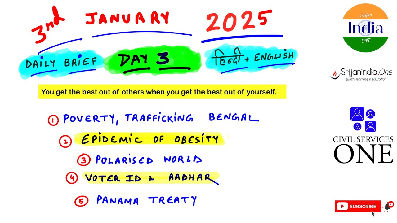 3rd January 2025 - Daily Brief - YouTube