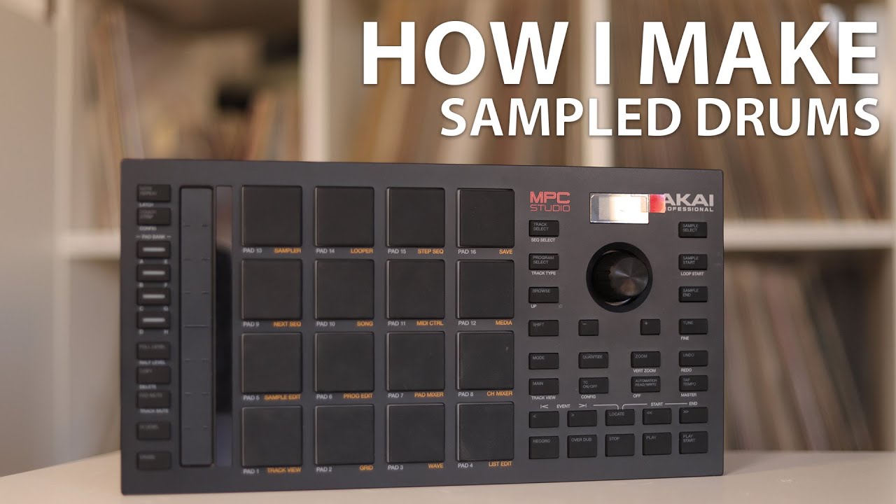 How I make sampled drums on MPC Studio mk2 | #akaimpc #mpcstudiomk2 ...