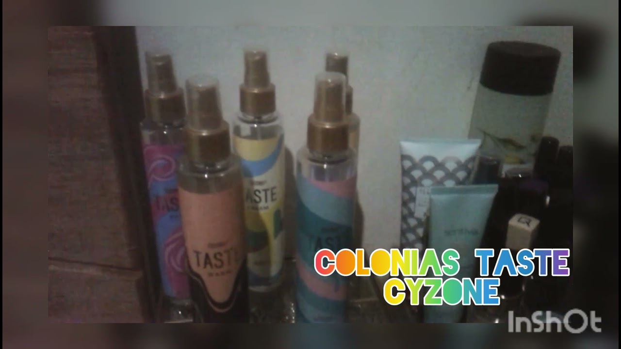 Colonias Taste by Cyzone, COOL, WARM, CREAM, SHAKE, POP - YouTube