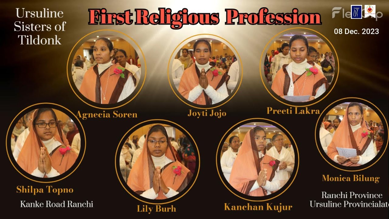 First Religious Profession? Ursuline Sisters of Tildonk/7 Novices Made ...