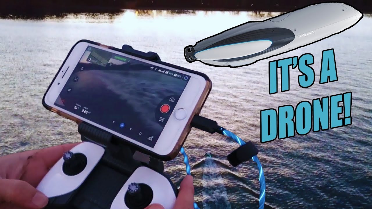 It's A Water Drone! Power Dolphin - YouTube