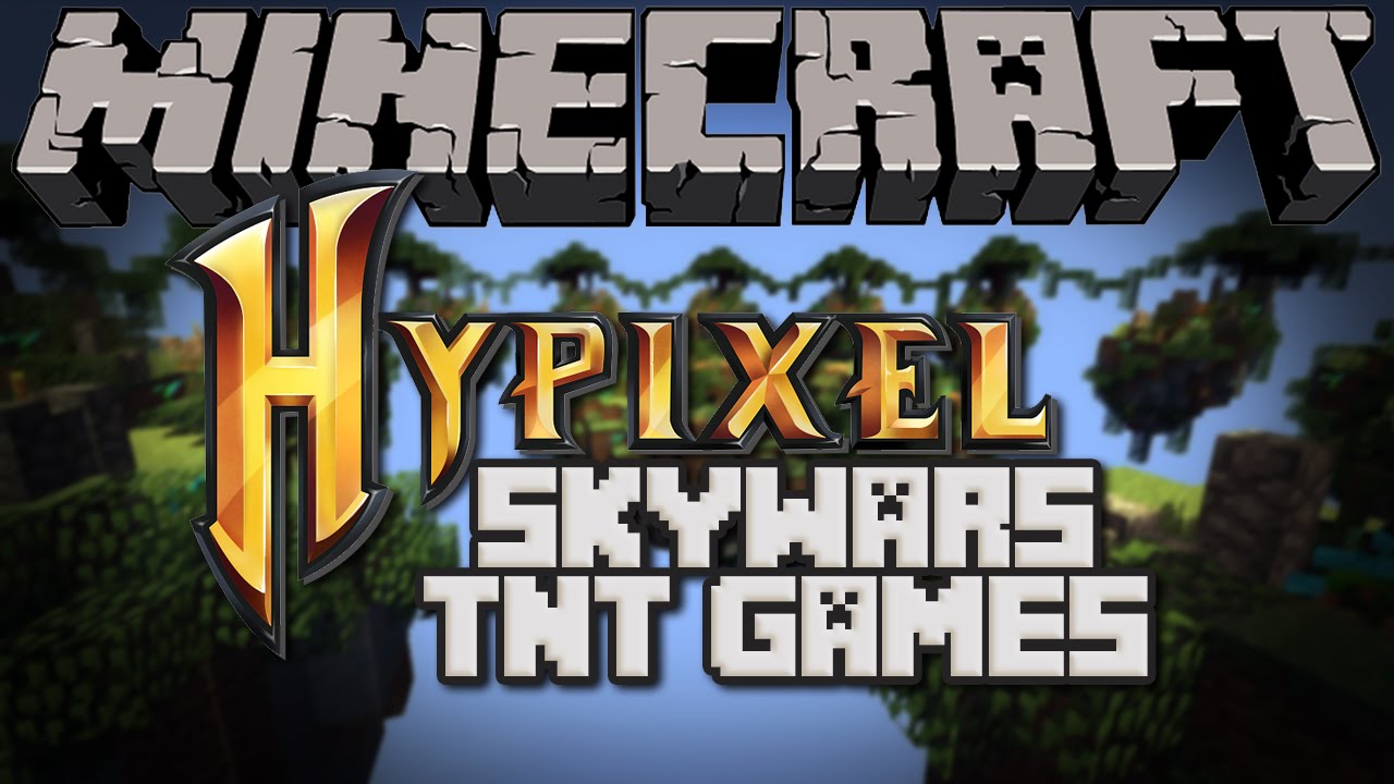 마크 초보가 된 기분이야! 악어의 첫 pvp 서버 탐방기 | 마인크래프트 악어 Hypixel Server TNT Games ...