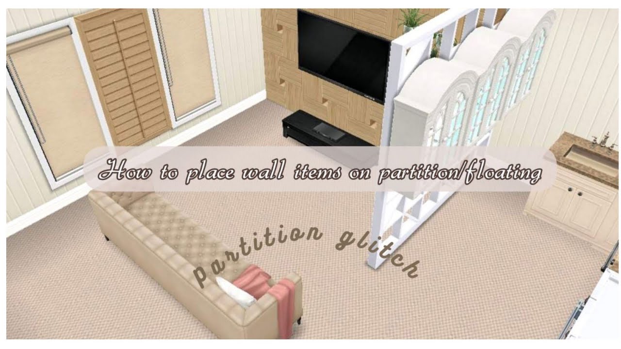 Sims freeplay | How to place wall items on partition/floating ...