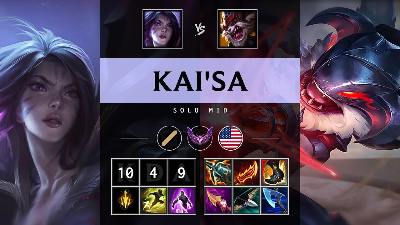 Kai'Sa Mid vs Kled - NA Master Patch 25.18 - YouTube
