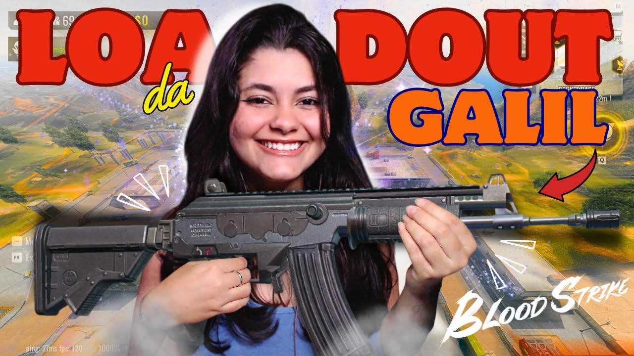 MELHOR LOADOUT DA GALIL! 🔥 Configuração SEM RECUO no BLOOD STRIKE ...