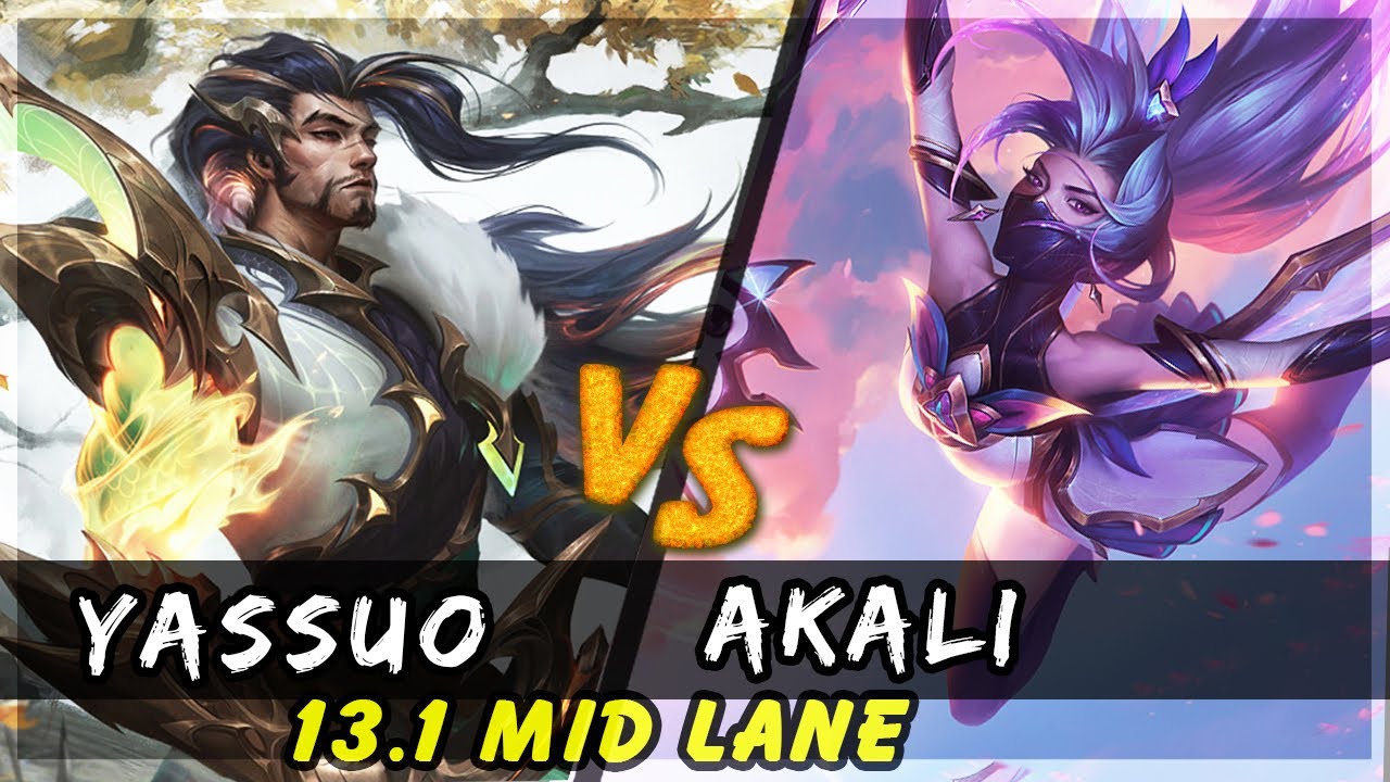 YASSUO - Yasuo vs Akali MID #2 Patch 13.1 - Yasuo Gameplay - YouTube