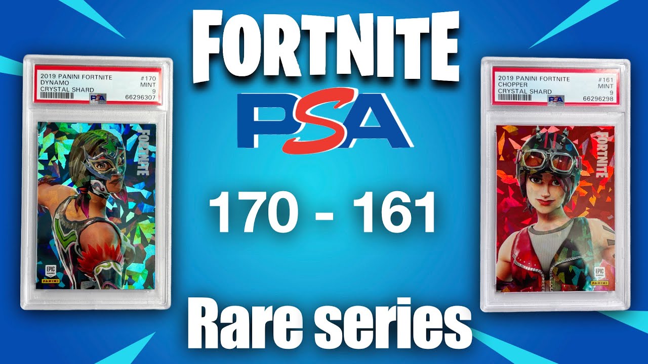 RARE PSA graded Panini Fortnite cards-RARE series pt.4 - YouTube