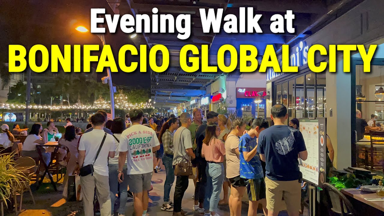 BGC MANILA 2023 - Evening Walking Tour | Uptown BGC & Bonifacio High ...