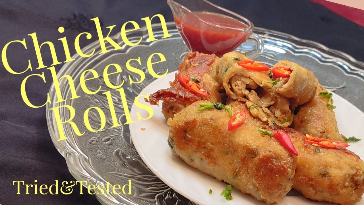 Chicken Cheese Rolls 🥖🥖 recipe by Tried&Tested😋 - YouTube