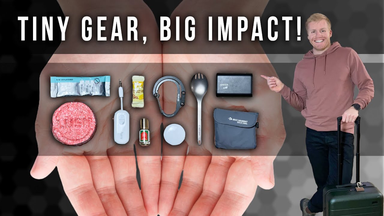 18 TINY Travel Essentials (Gift Guide for Stocking Stuffers) - YouTube