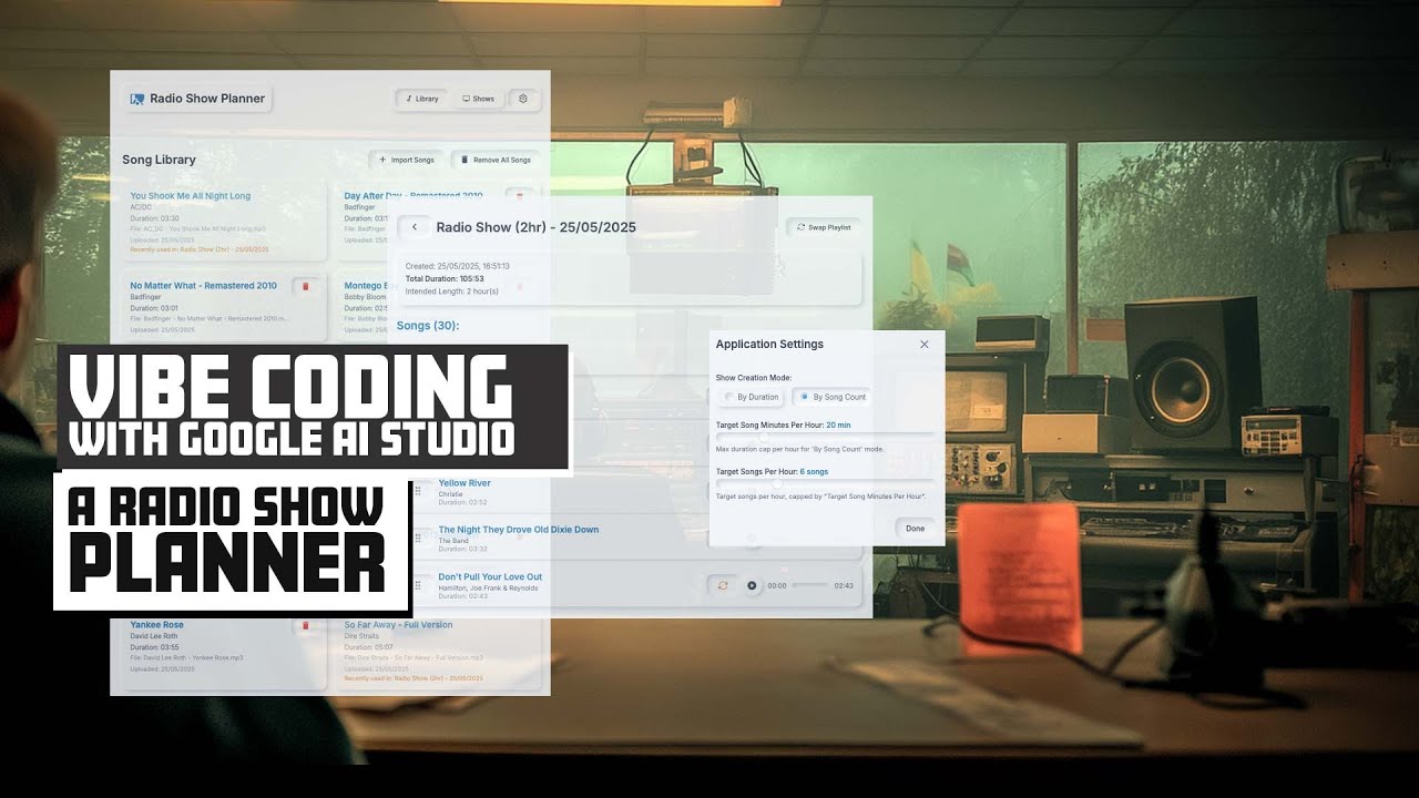 🎙️ Radio Show Planner – with Google AI Studio - YouTube