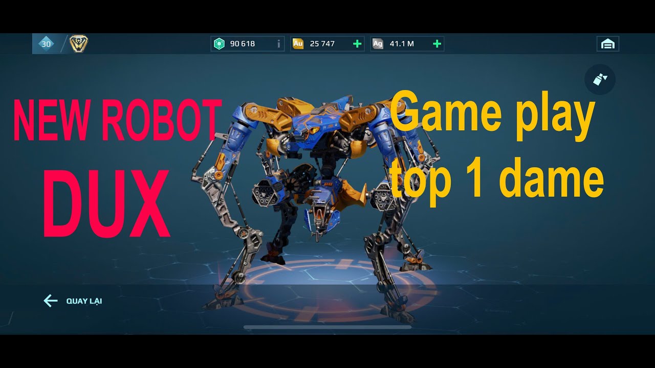 War robots | Robot DUX - Hồi máu khủng khiếp như thế nào TOANHUYWR ...
