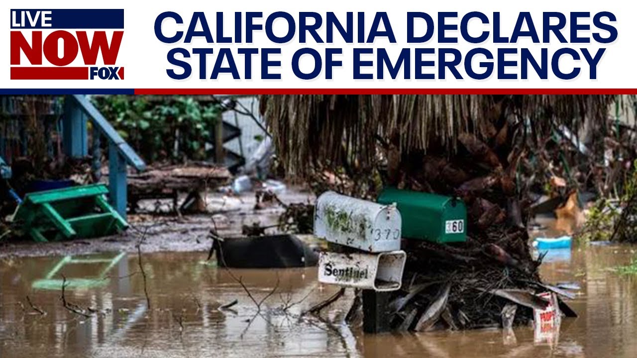 California declares state of emergency due to atmospheric river ...