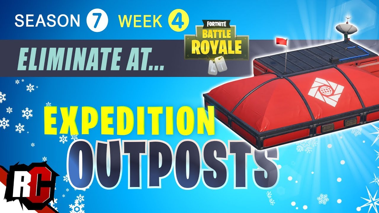 Fortnite WEEK 4 Eliminate opponents at Expedition Outposts (Outpost ...