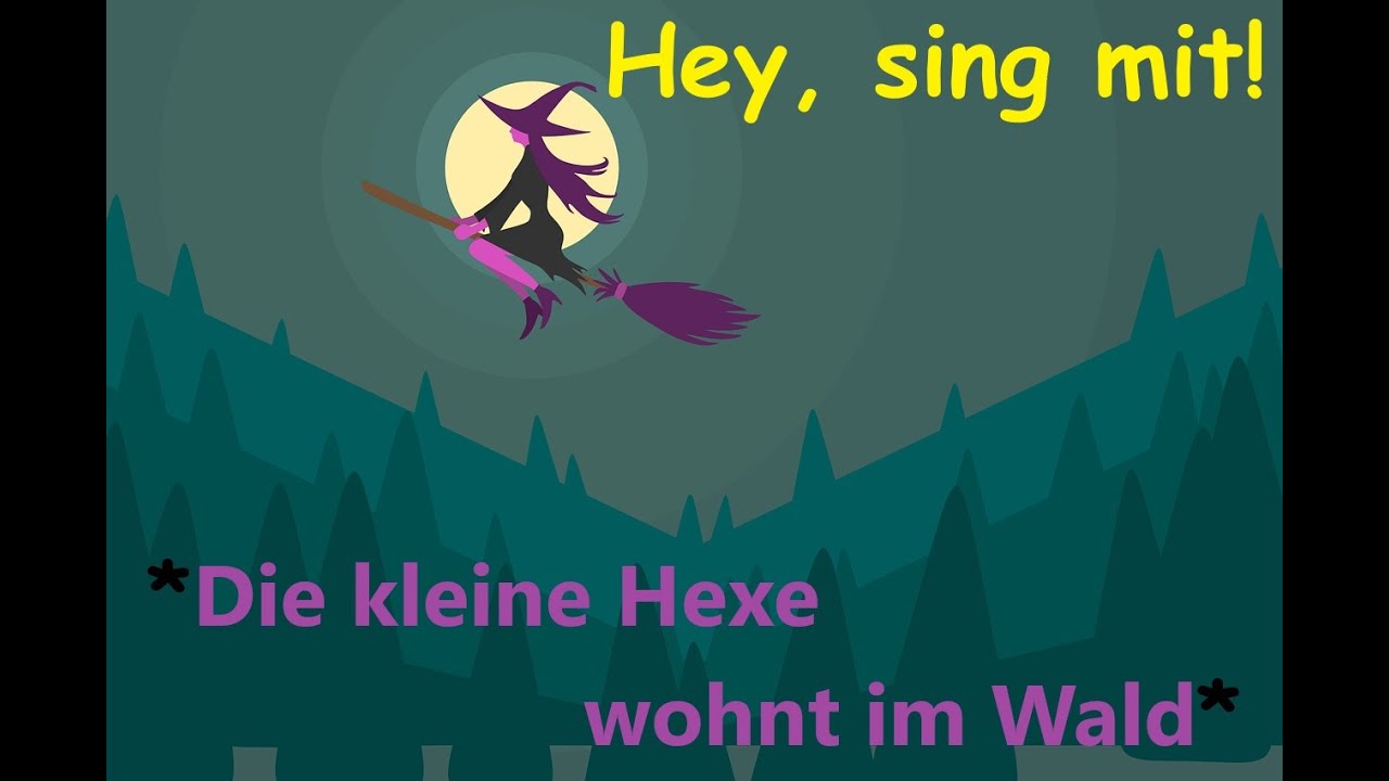 🎵🤍🌲🌲🧙🪄🍧🍓🍦🌲🌲👀"Die kleine Hexe wohnt im Wald" - Kinder- u. Volkslieder ...