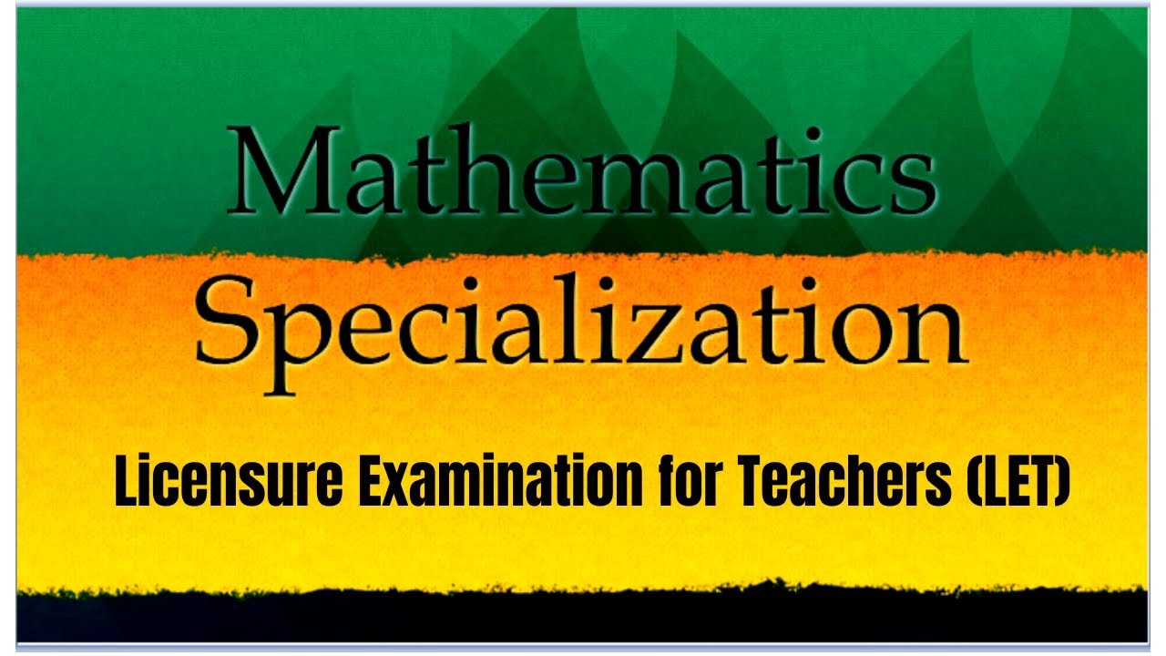MATHEMATICS MAJOR LET REVIEWER 2021 Questions With Solutions mathematics-major-let-reviewer-2021-questions-with-solutions