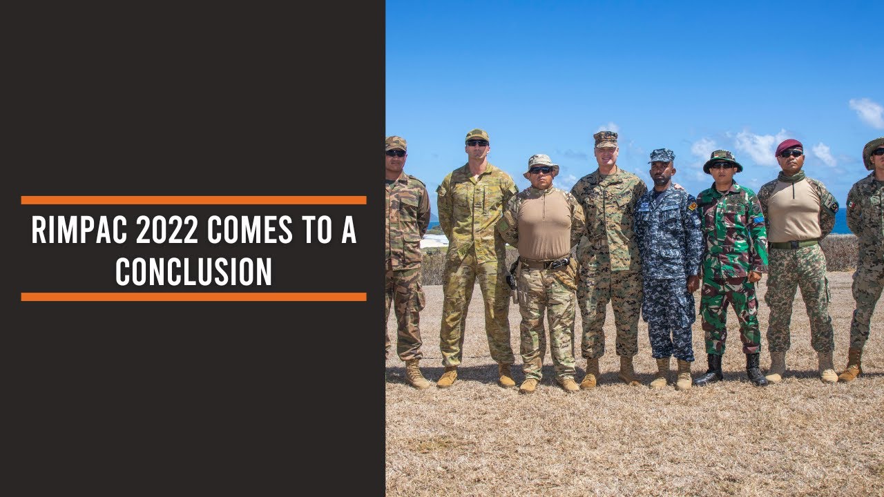 RIMPAC 2022 comes to a conclusion - YouTube