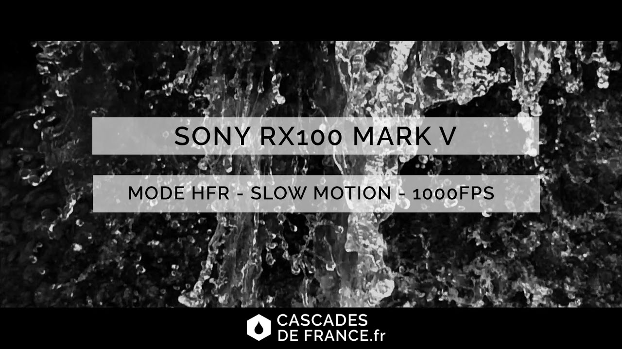 Sony RX100 Mark V - Slow Motion Mode HFR 1000 fps - YouTube