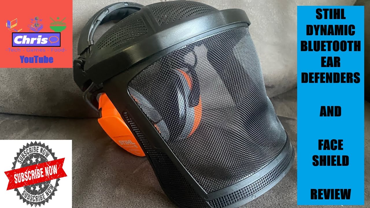 Stihl Bluetooth Ear Defenders and Face Shield - Review - YouTube