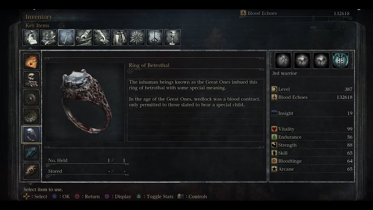 bloodborne ring of betrothal - YouTube