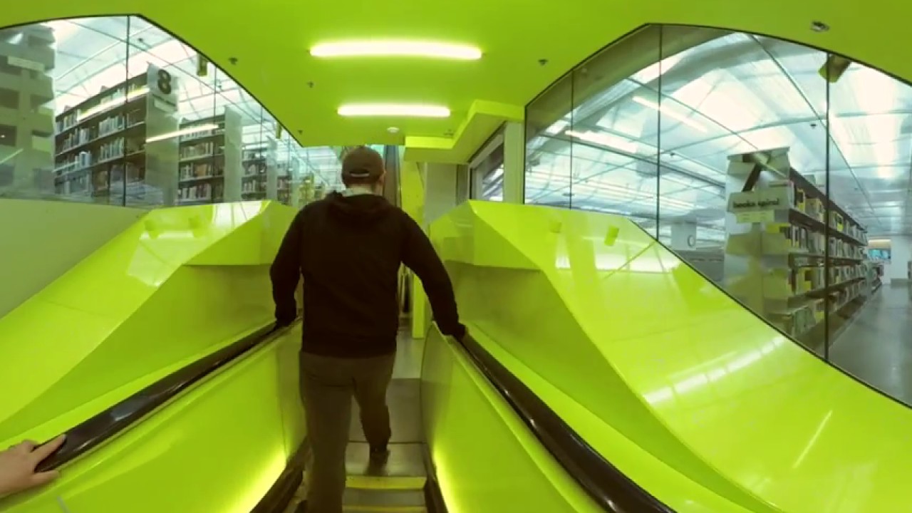 360 Walking Tour of Seattle Central Library - amazing architecture - YI ...