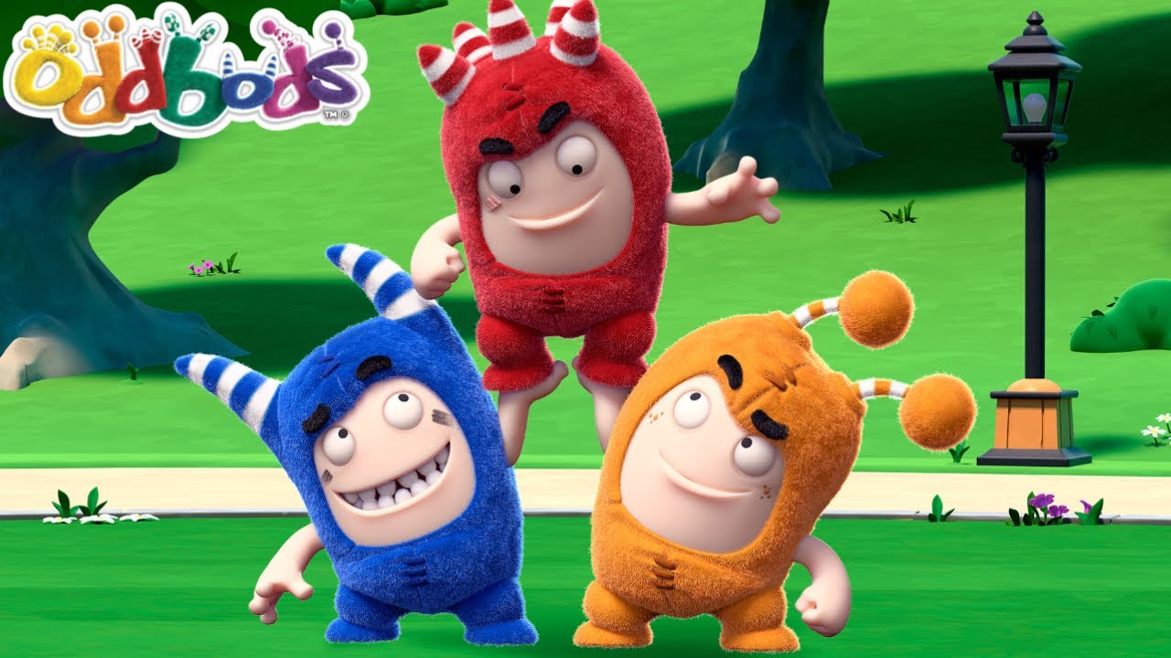 Oddbods Play Childhood Games In Autumn | Funny Cartoon - YouTube