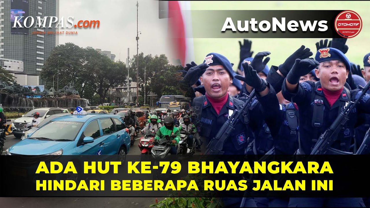 Ada HUT ke-79 Bhayangkara, Hindari Ruas Jalan Berikut Ini - YouTube